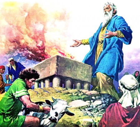140-141 : Moses Builds An Altar :: Children-safe-site